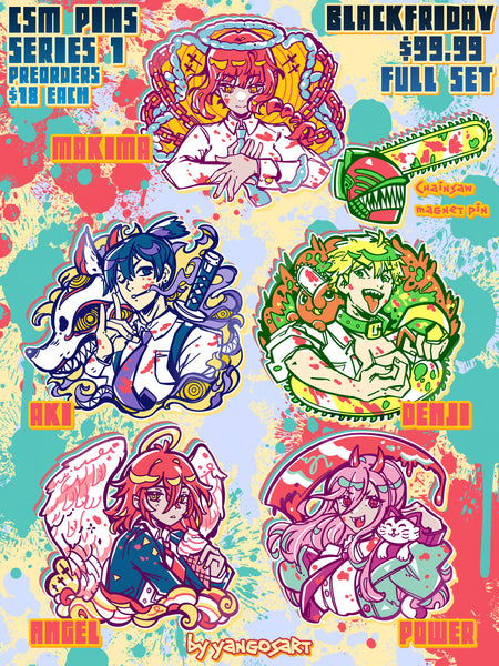 CSM Pins *IN STOCK* SALE – YangoShop