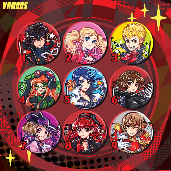 Persona 5 Buttons – YangoShop